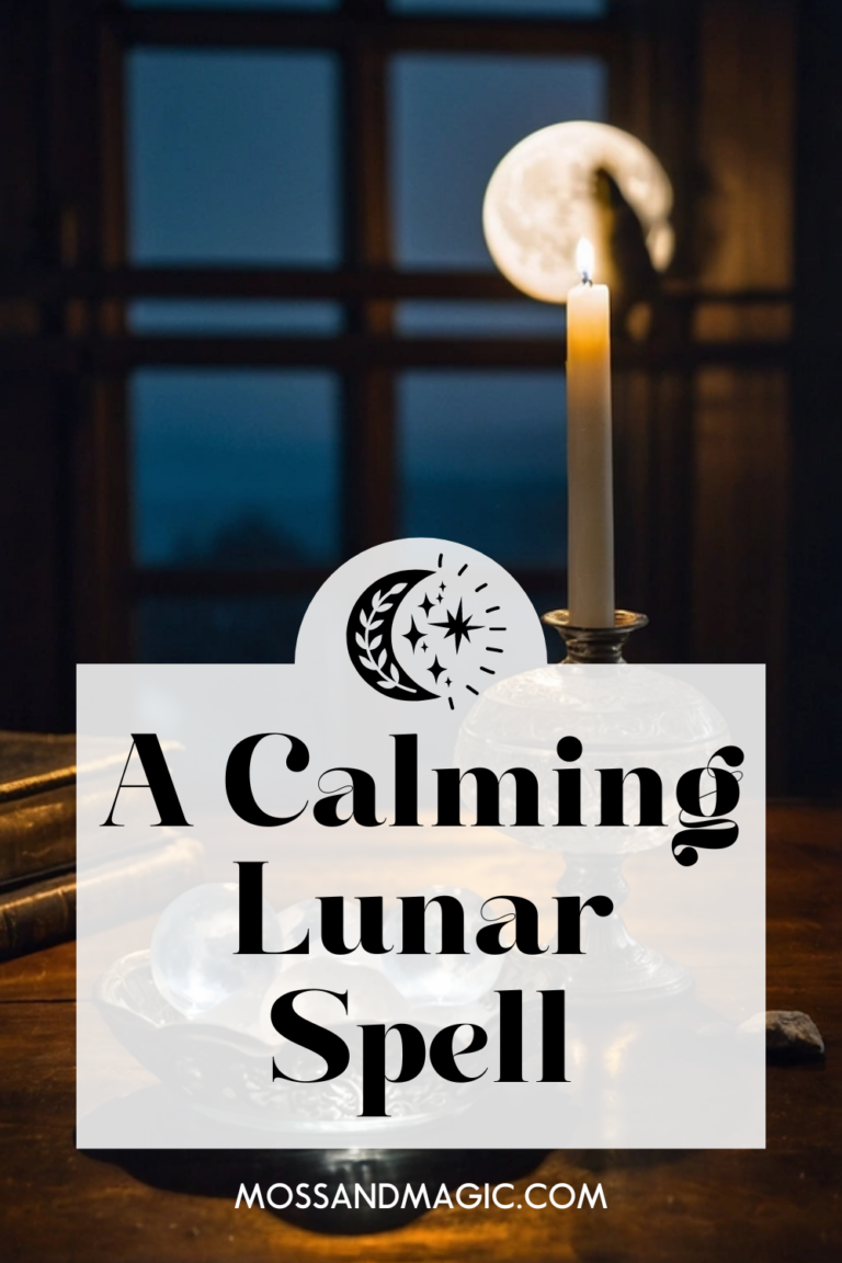 Tranquility of the Moon: A Calming Lunar Spell – Moss & Magic