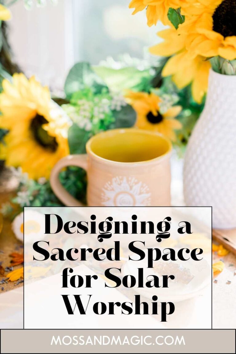 Creating a Sun Altar: Designing a Sacred Space for Solar Worship – Moss ...