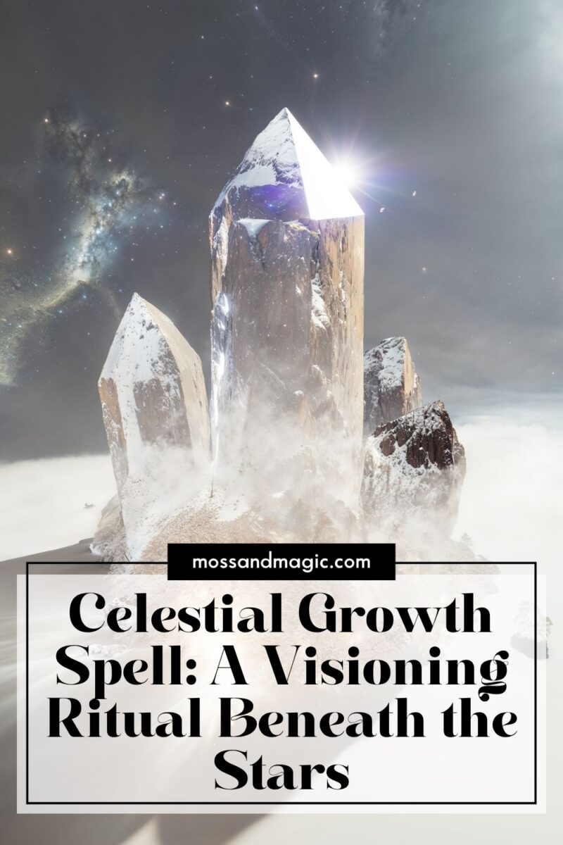 Celestial Growth Spell: A Visioning Ritual Beneath the Stars – Moss & Magic